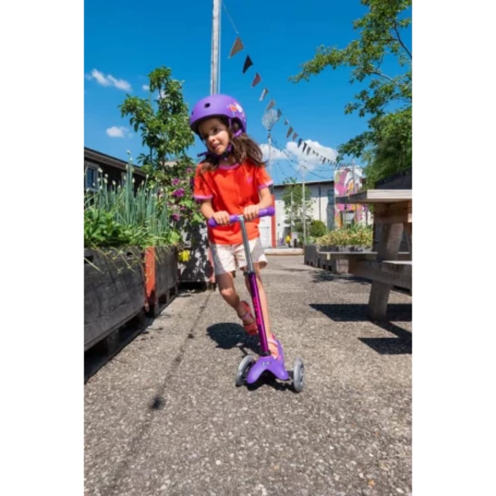 Micro Kickboard | Mini Deluxe LED | Three-Wheeled | Lean-to-Steer Swiss-Designed Micro Scooter | Motion-Activated Light-Up Wheels | Toddlers & Children Ages 2-5"