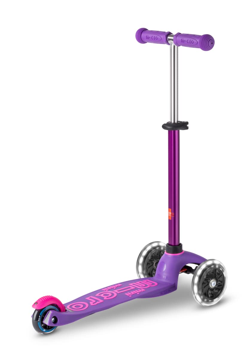 Micro Kickboard | Mini Deluxe LED | Three-Wheeled | Lean-to-Steer Swiss-Designed Micro Scooter | Motion-Activated Light-Up Wheels | Toddlers & Children Ages 2-5"