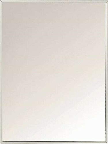 Zenith Products X311 Stainless Steel Frame Swing Door Medicine Cabinet, Surface or Recess Mount, 16.13" x 20.13" x 4"