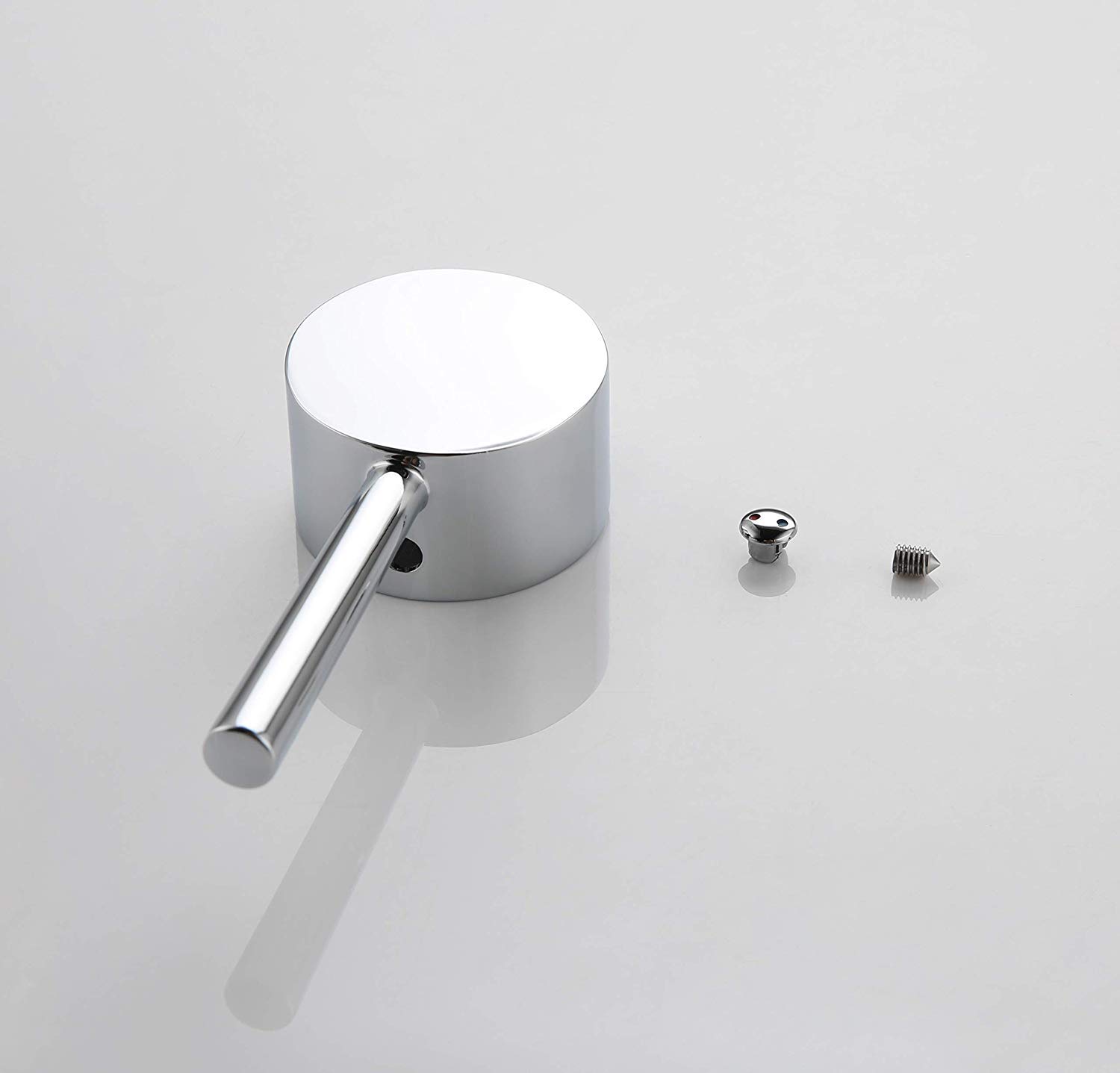 RXXR Single Lever Faucet Handle Replacement Kit for 40mm Cartridge, Tap Handle Lever Tap Handle Compatible with 10 * 10mm Cartridge Stem