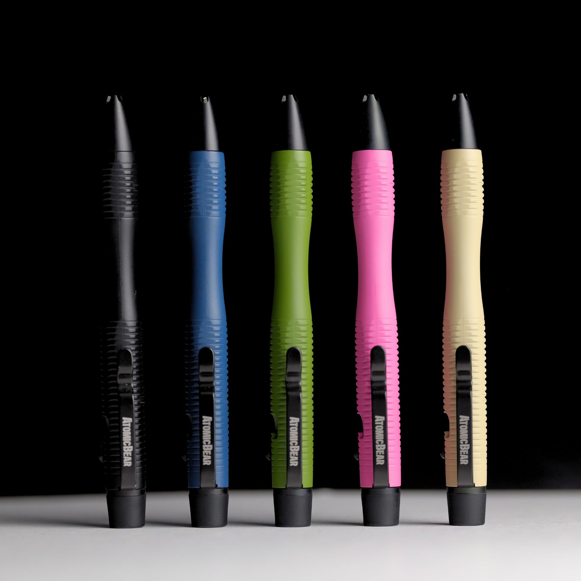 The Atomic Bear Stealth Pen Pro Tactical Pen for Self Defense - Enhanced Writing Survival Pen with Glass Breaker to Escape & Defend - Bonus Training to Protecting Yourself - Great Gift for Men