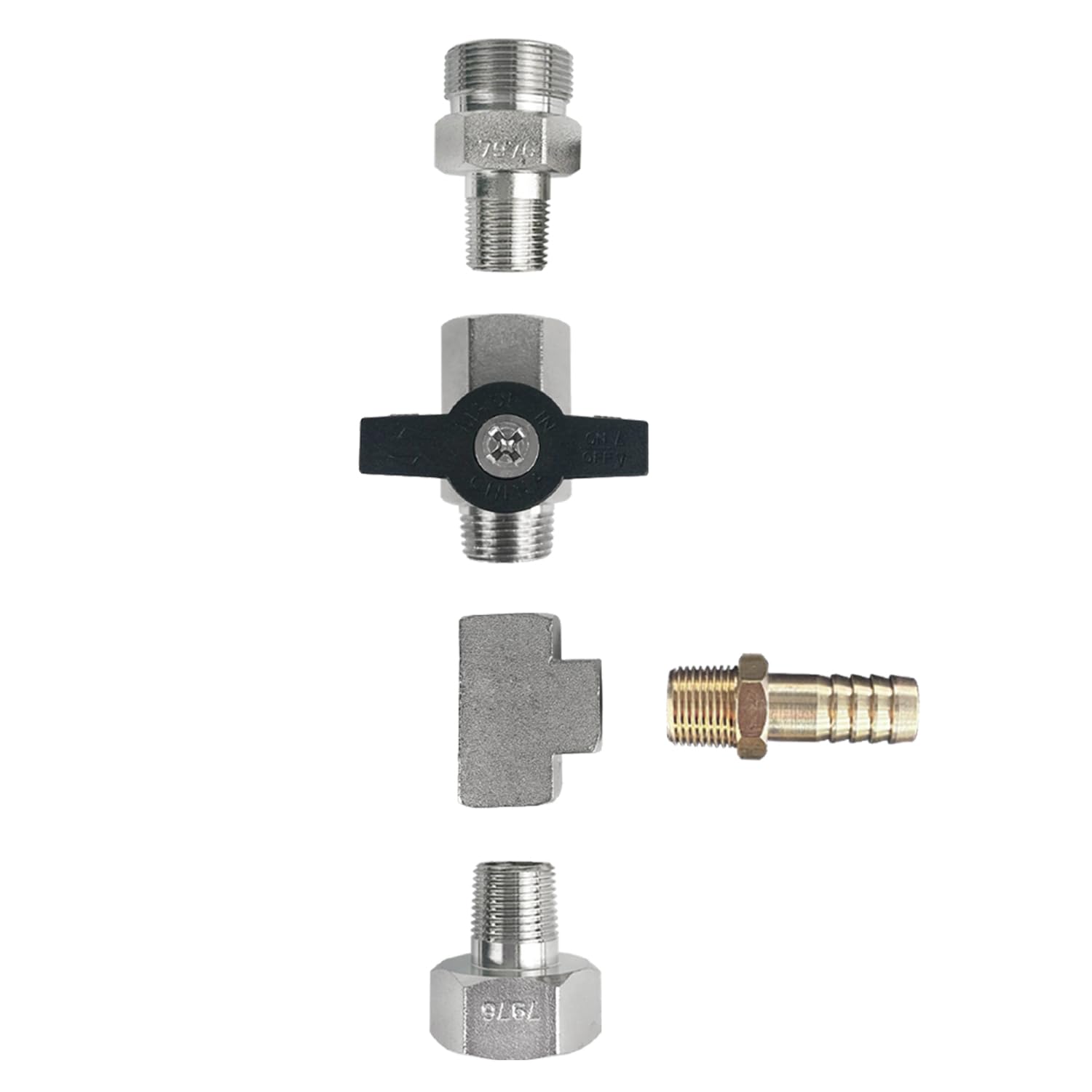 Faucet Adapter T&S installation kit, 7976KIT