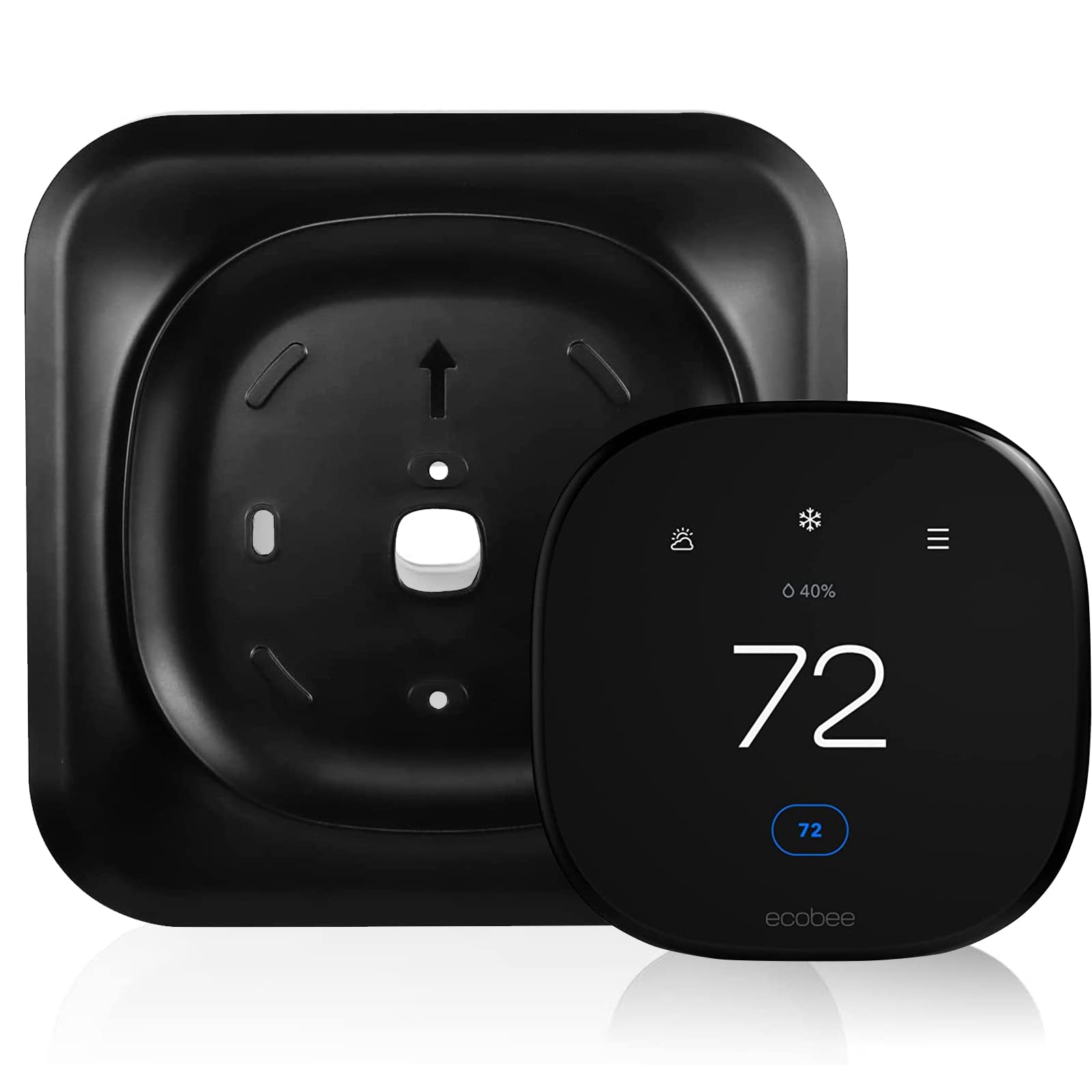 Wall Plate Bracket Protector Cover for NEW 2022 Ecobee Smart Thermostat Mount Kits Accessories