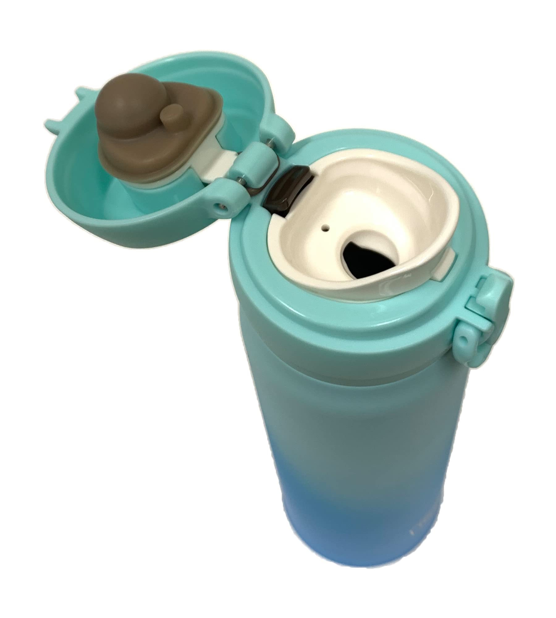 THERMOS 16 Ounce Stainless Steel Direct Drink Bottle, Ombre Mint