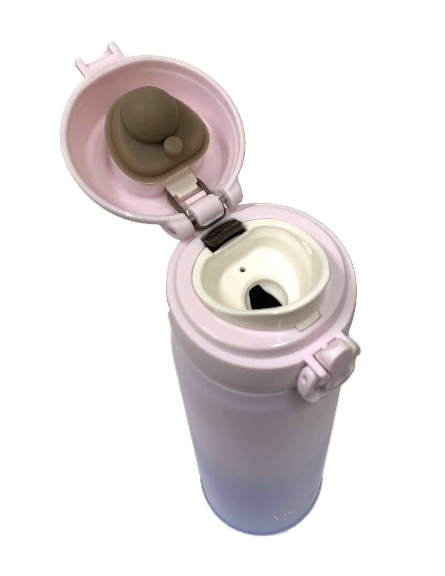 Thermos Lightweight Stainless Steel Vacuum Insulated Tumbler (Ombre Pink/Purple, 16oz)