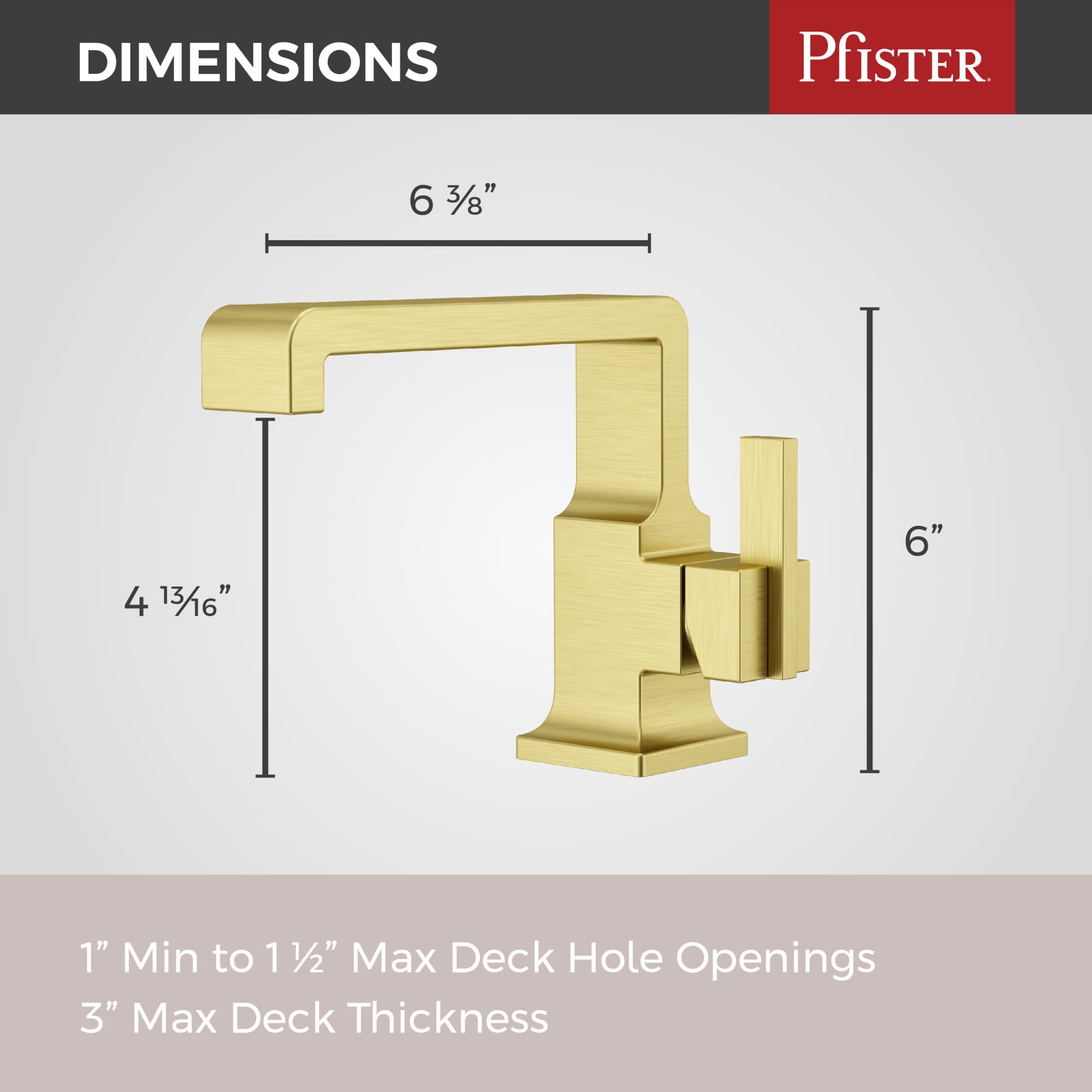 Pfister HHL-LG42-VRVLD Plumbing Replacement Parts, Polished Nickel