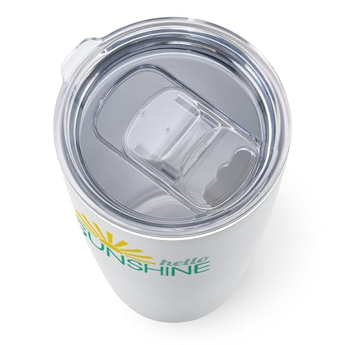 CafePress Hello Sunshine Travel Mug 20 oz. Insulated Stainless Steel Coffee Tumbler