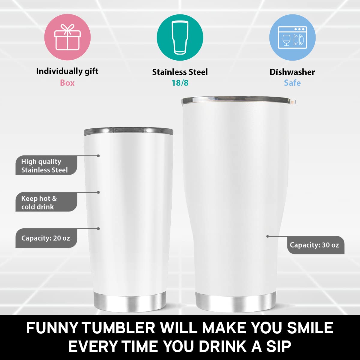 Stainless Steel Insulated Tumbler 20oz murder Coffee she Wine wrote Cold Tea Hot Iced Cup Mug Suit for Home Office Travel