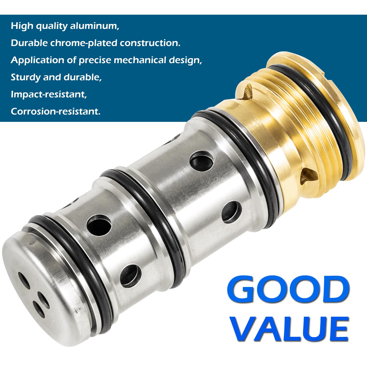 Yoursme 1423 Balancing Spool 132343 & 12318 Stop-Check Valve Kit for Moen Tub and Shower Faucets