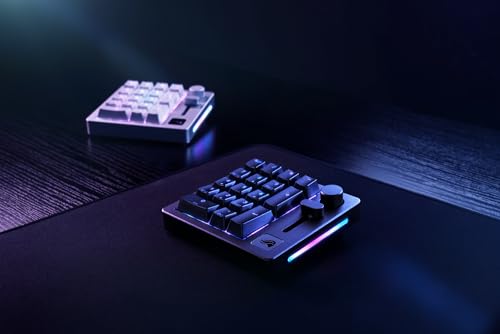 Glorious GMMK Macro Pad - Black Mechanical Numpad - 10 Key USB Keypad - Hotswap, Programmable Volume Knob, RGB Backlit, Wired & Wireless Bluetooth- Gaming Keyboard Number Pad