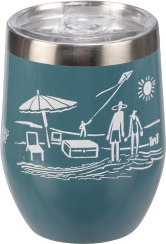 Primitives by Kathy Wine Tumbler - Beach Please
