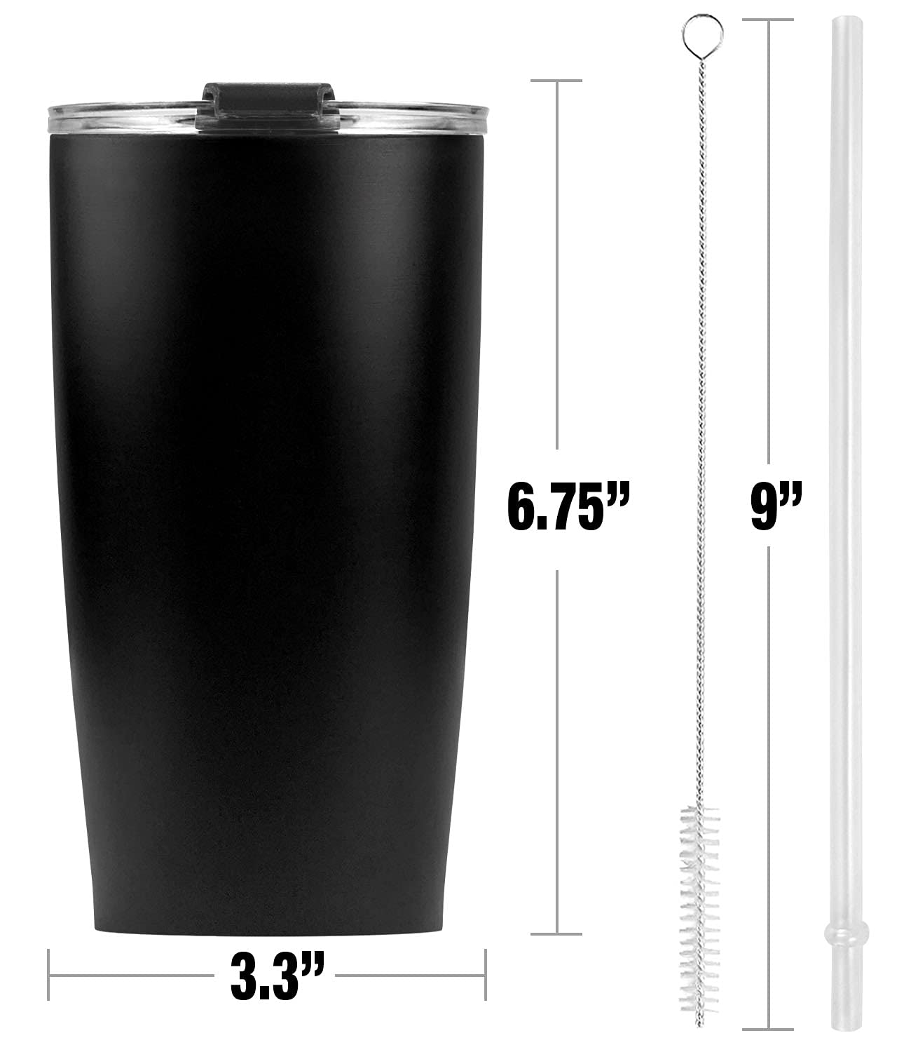 Logovision Papa Smurf Tumbler, Stainless Steel, 20 oz, Travel Mug, Vacuum Insulated & Double Wall with Leakproof Lid