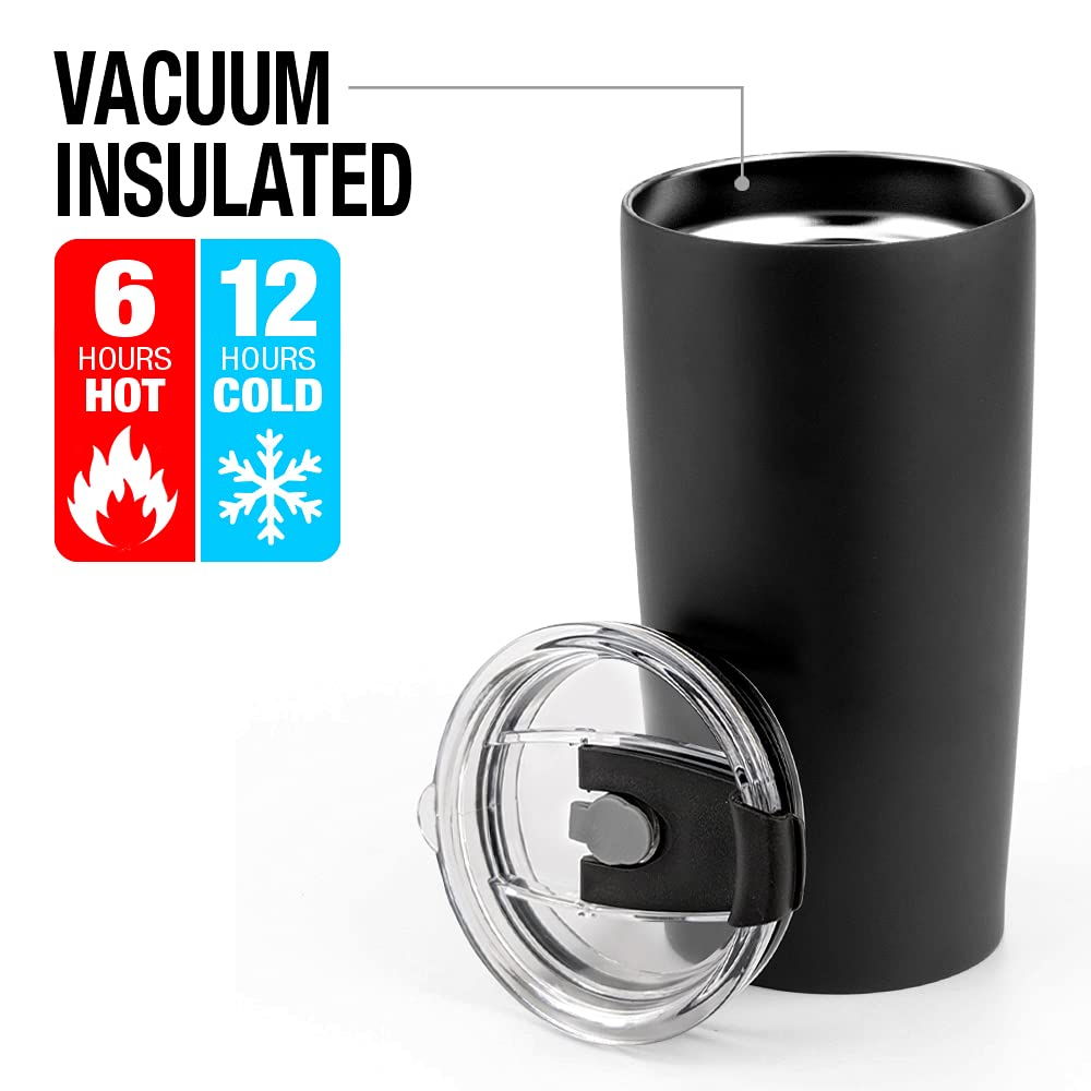 Logovision Papa Smurf Tumbler, Stainless Steel, 20 oz, Travel Mug, Vacuum Insulated & Double Wall with Leakproof Lid