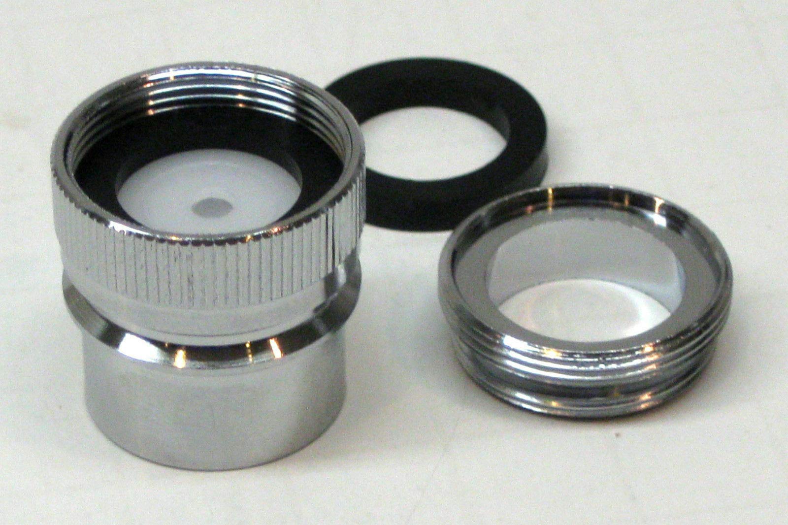 Krispin Shop Generic Dishwasher Faucet Aerator Replacement, Model 711445, 712709, 712721, Chrome Finish, Chrome-plated Rubber Material