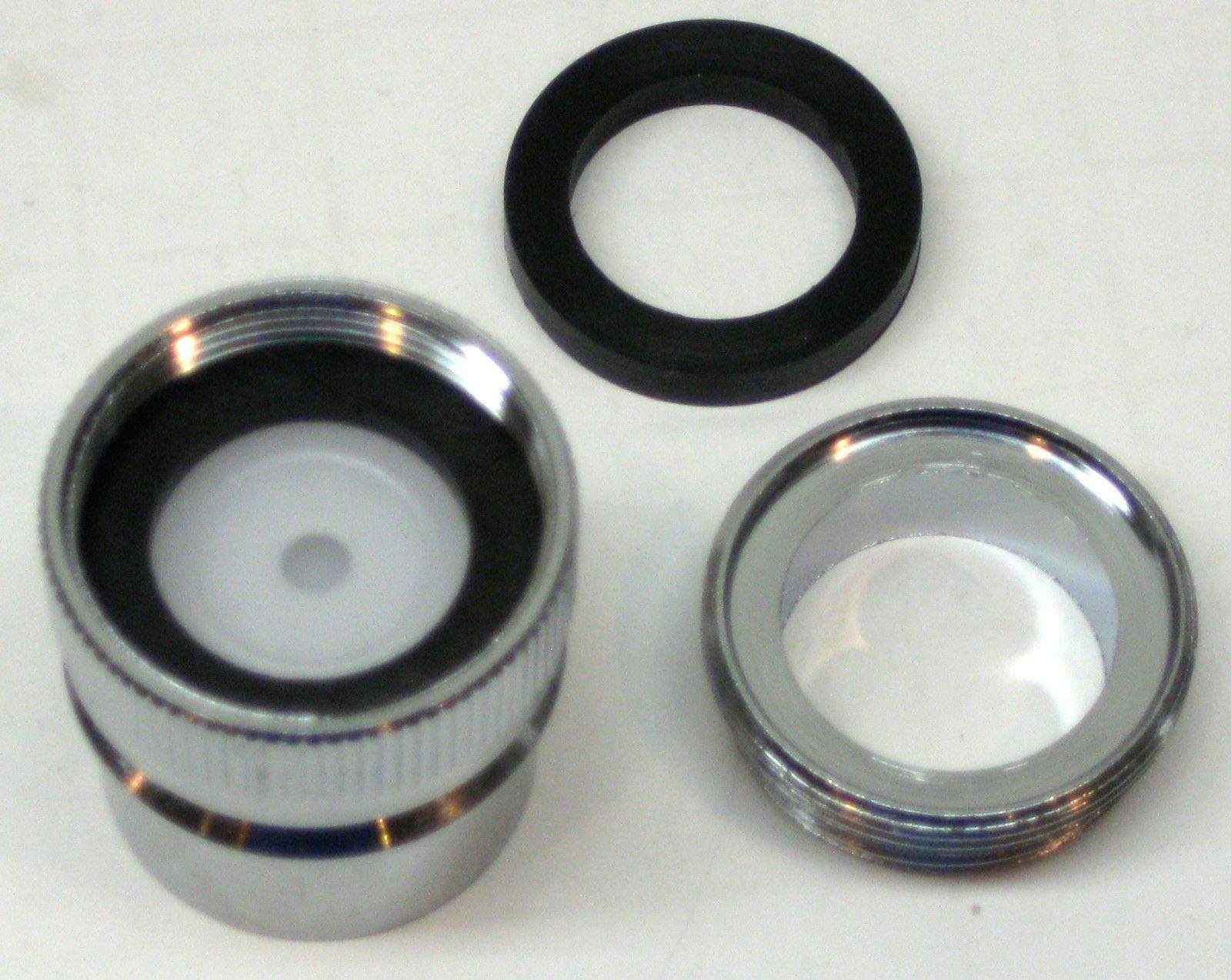 Krispin Shop Generic Dishwasher Faucet Aerator Replacement, Model 711445, 712709, 712721, Chrome Finish, Chrome-plated Rubber Material