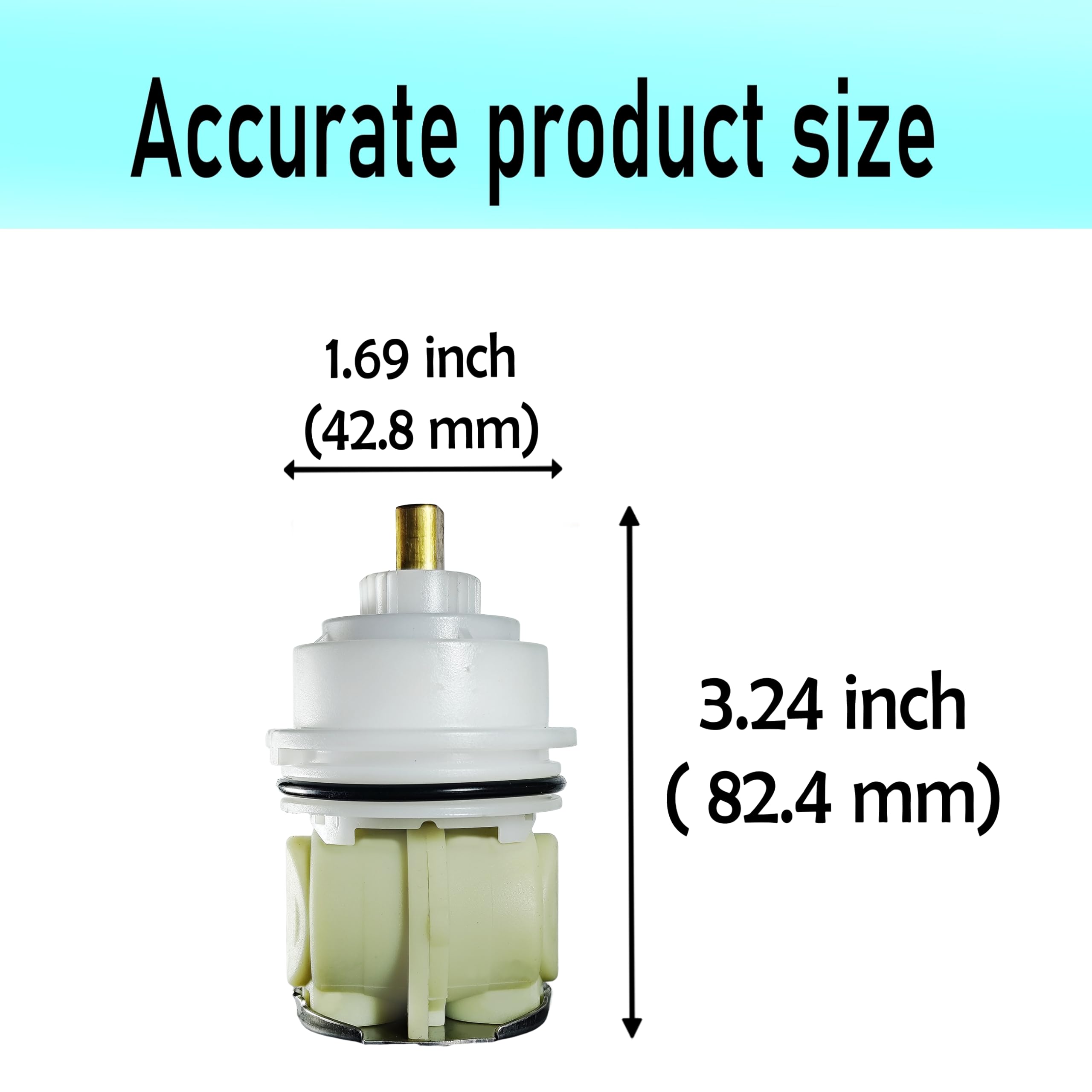 ALITZ RP32104 Shower Cartridge Replacement,compatible with Delta Monitor 1700 Series (1998-2005), compatible with Delta 1500/1700 Series made before 2006