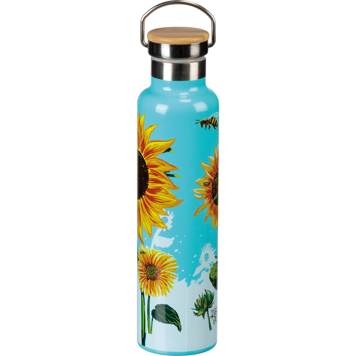 Primitives by Kathy Bee & Sunflower Design Bee Humble Insulated Double Walled Stainless Steel Travel Tumbler Thermos