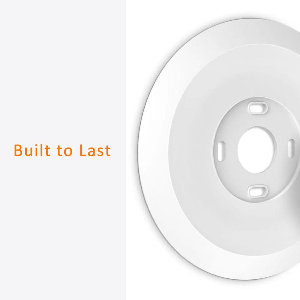 Wall Plate Made for The Nest Thermostat 2020 | Google Nest Thermostat Trim Kit Accessory | Easy Installation | Snow