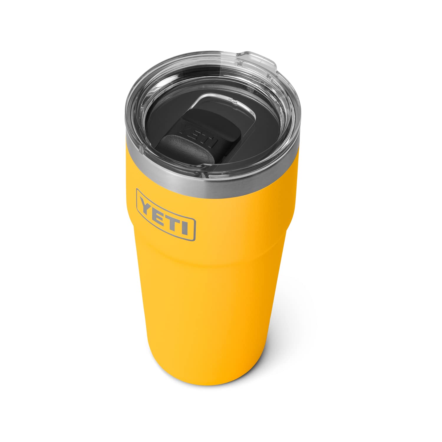 YETI Rambler Stackable Pint, Vacuum Insulated, Stainless Steel with MagSlider Lid, Alpine Yellow