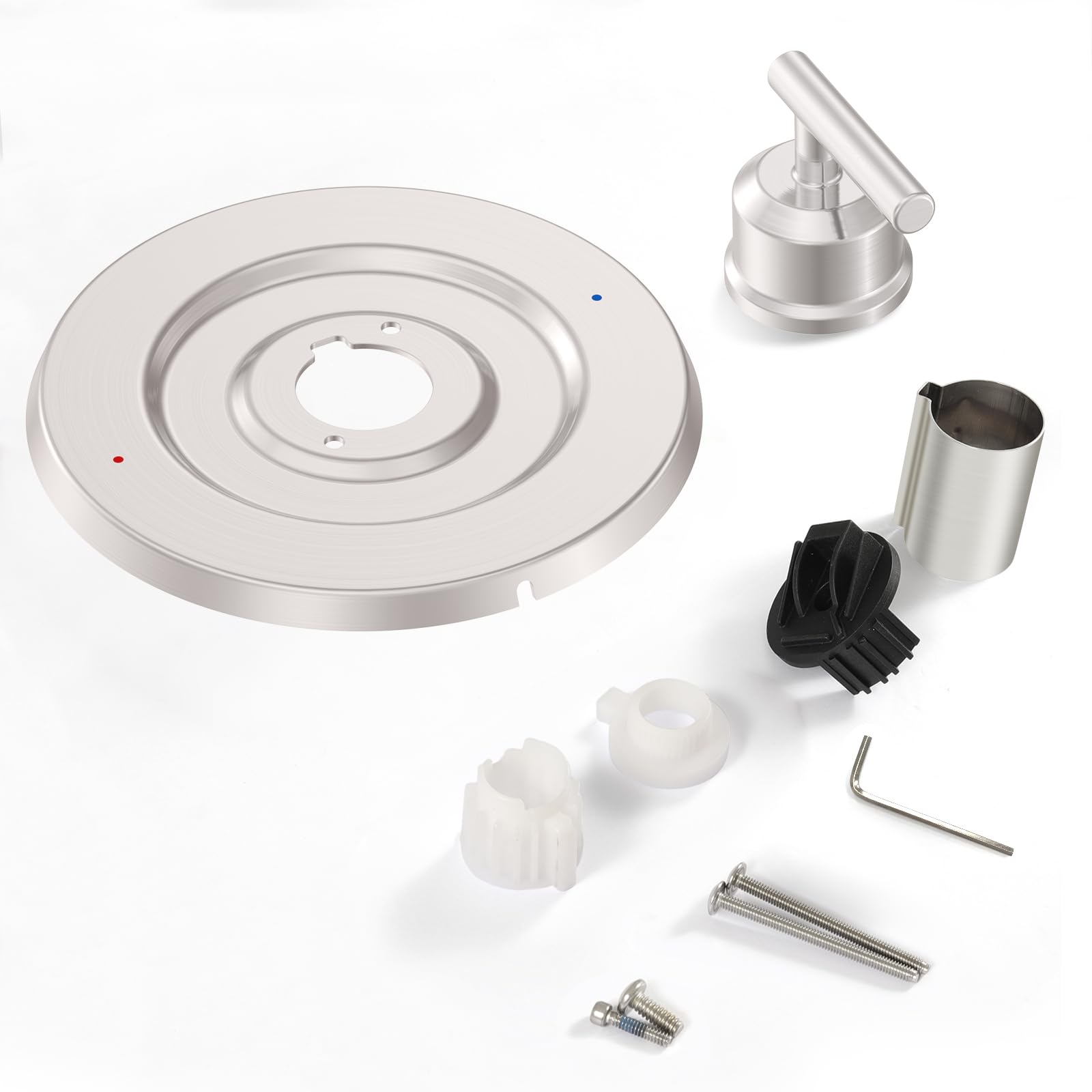 Replacement for Moen T2901BN Gibson Posi-Temp Valve Trim Kit, Brushed Nickel Shower Trim Kit Shower Lever Handle (#2510 Valve Required)