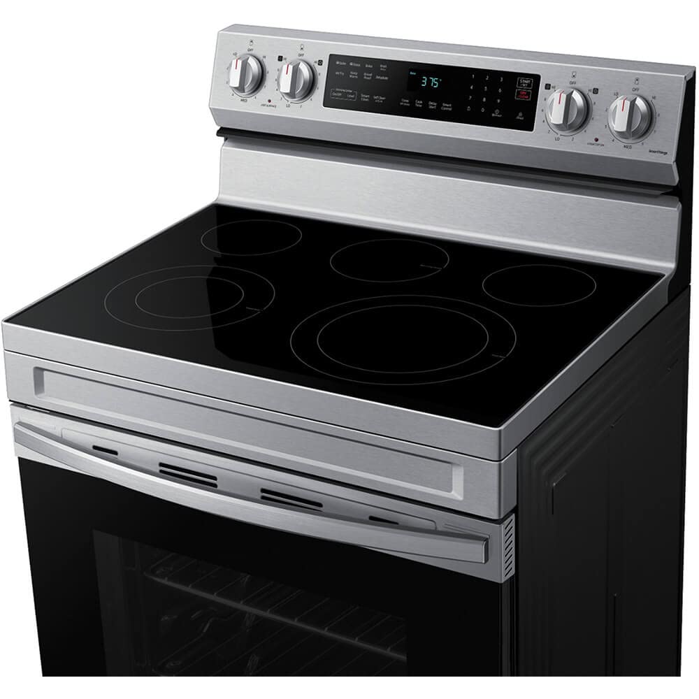 Samsung NE63A6511SS 6.3 Cu. Ft. Stainless Smart Freestanding Electric Range