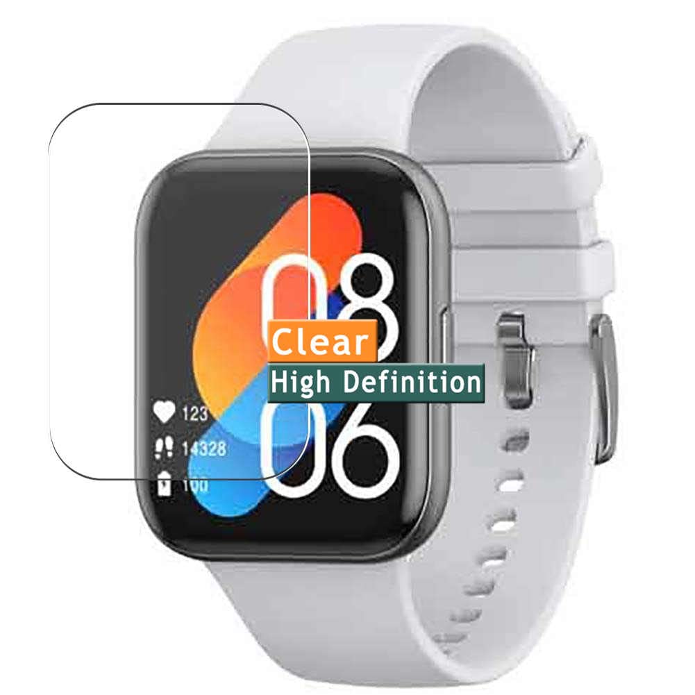 Vaxson 3-Pack Screen Protector, compatible with HAVIT M9021 1.69" Smart Watch smartwatch TPU Film Protectors Sticker [ Not Tempered Glass ]