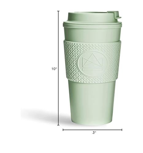 Neon Kactus Double Wall Reusable Coffee Cups 16oz (Friday Feeling)