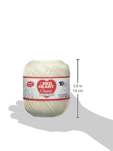 Red Heart Crochet Thread Special 1 Pack of Crochet - Cotton - Size 10-1000 Yards - Knitting/Crochet