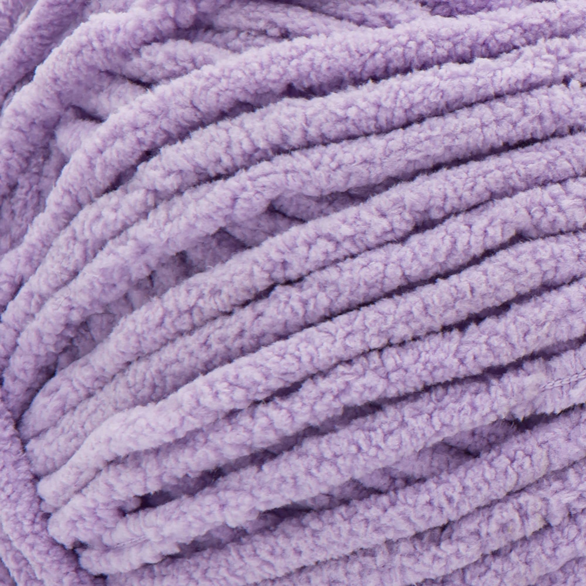 Bernat BABY BLANKET BB Baby Lilac Yarn - 1 Pack of 10.5oz/300g - Polyester - #6 Super Bulky - 220 Yards - Knitting/Crochet