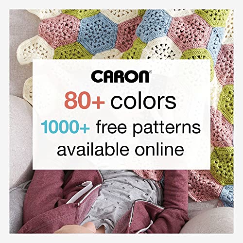 Caron Simply Soft Sage Yarn - 3 Pack of 170g/6oz - Acrylic - 4 Medium (Worsted) - 315 Yards - Knitting/Crochet