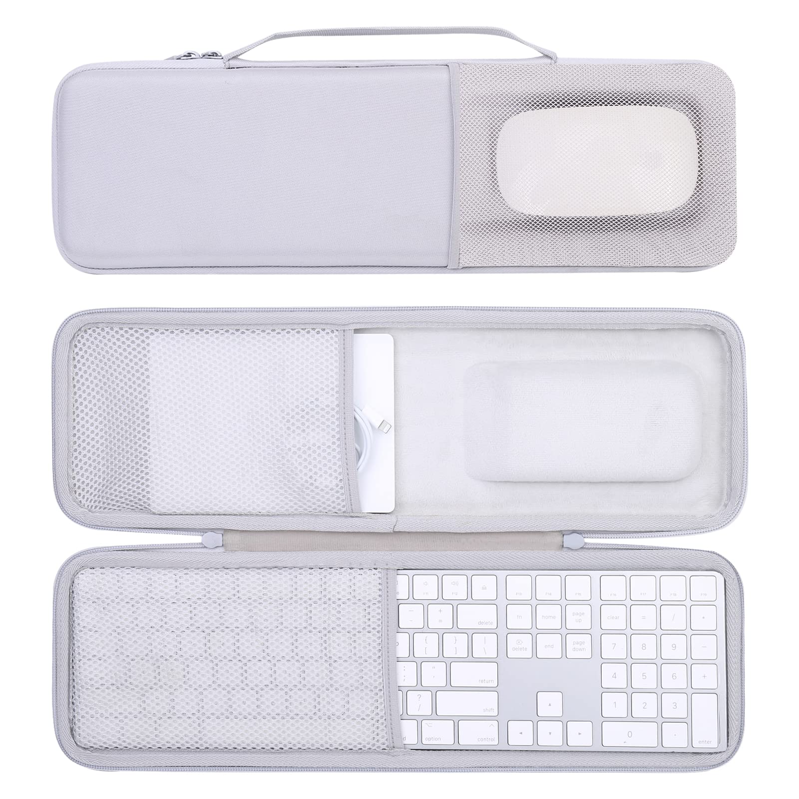 co2CREA Hard Case Replacement for Apple Magic Keyboard Numeric Keypad + Apple Magic Mouse