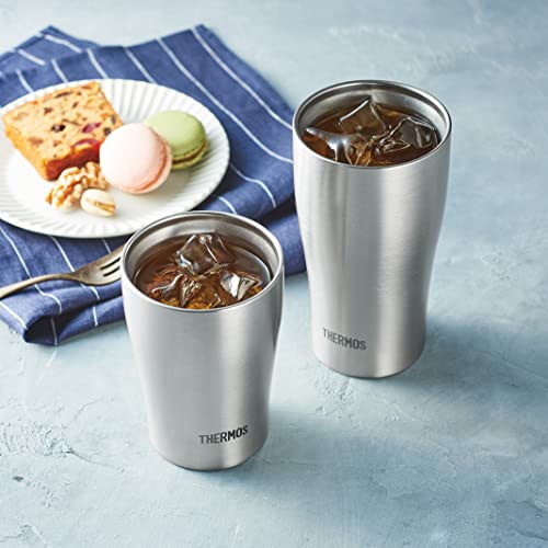 Thermos JDQ-320 S Vacuum Insulated Tumbler, 10.1 fl oz (320 ml), Stainless Steel