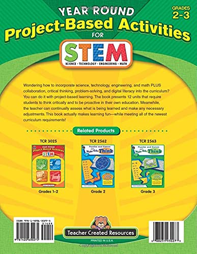 Year Round Project-Based Activities for STEM: Grades 2-3
