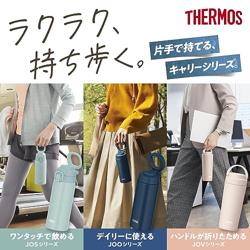 Thermos JOO-500 IBL Vacuum Insulated Portable Mug with Carry Loop, 16.9 fl oz (500 ml), Indigo Blue