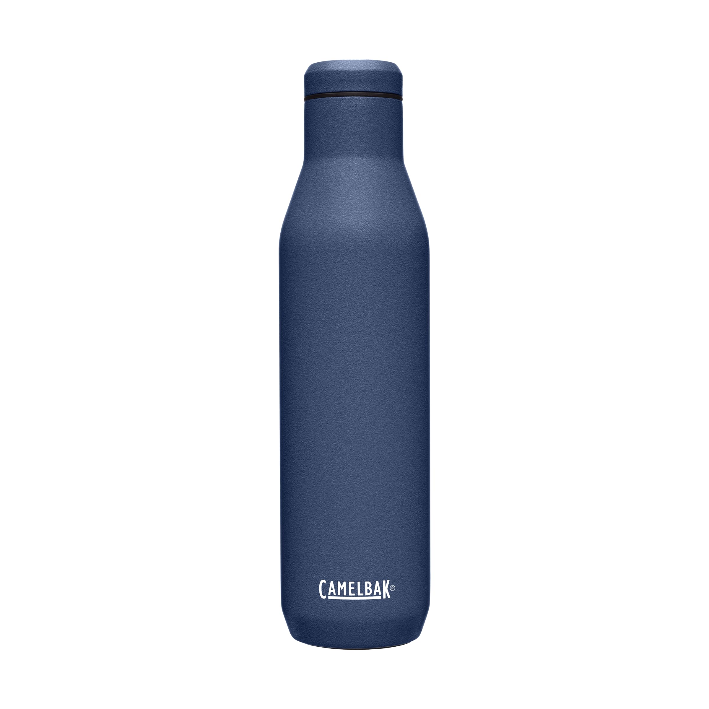 CamelBak Horizon 25oz Water Bottle - Insulated Stainless Steel - Wine Compatible - Leak Proof - Navy