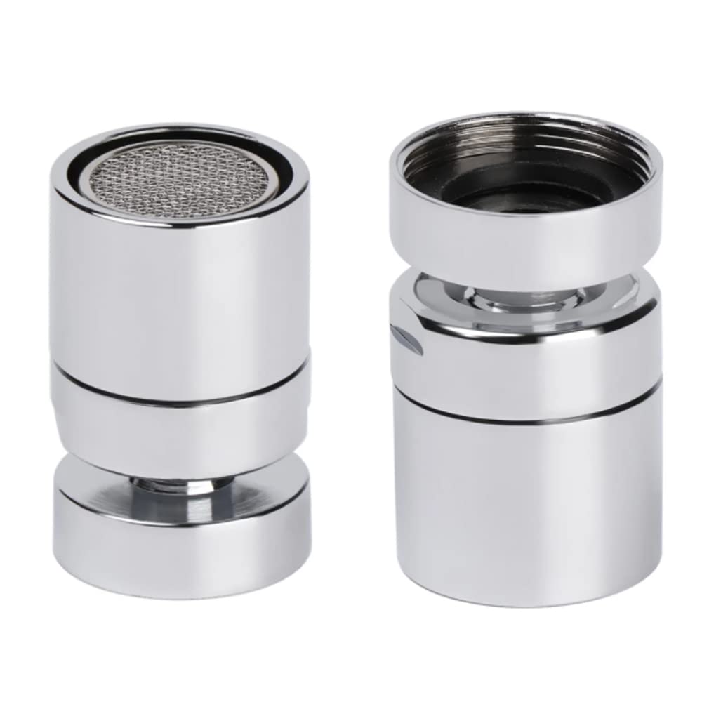 360 degree Swivel Faucet Aerator Filter Adapter for Kitchen Sink Tap Head Faucet Nozzle Adapters Replacement Part (Female 16mm)