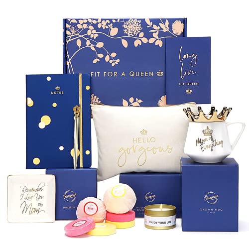 JIALVBIN Gifts for Mom from Daughter for Mom Gifts Birthday Gifts for Mom Relaxing for Grandma Luxury Novelty Baskets Gifts Set