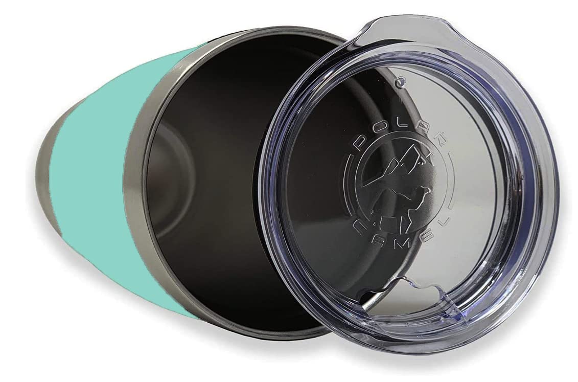LaserGram 20oz Vacuum Insulated Tumbler Mug, Horse Head 1, (Faux Leather, Teal)