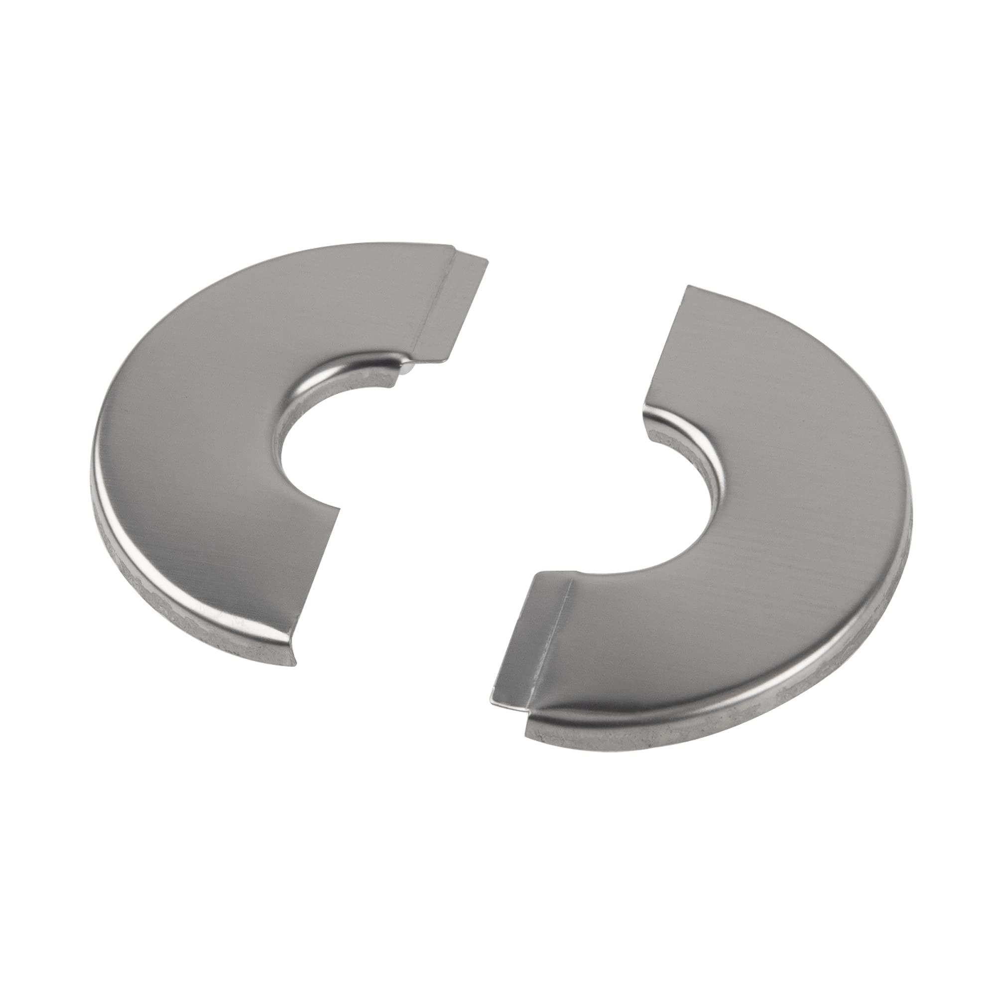 Rrina 4Pcs 304 Stainless Steel Wall Split Flange Round Escutcheon Plate Cover for Various Pipes (42mm/1.65in)