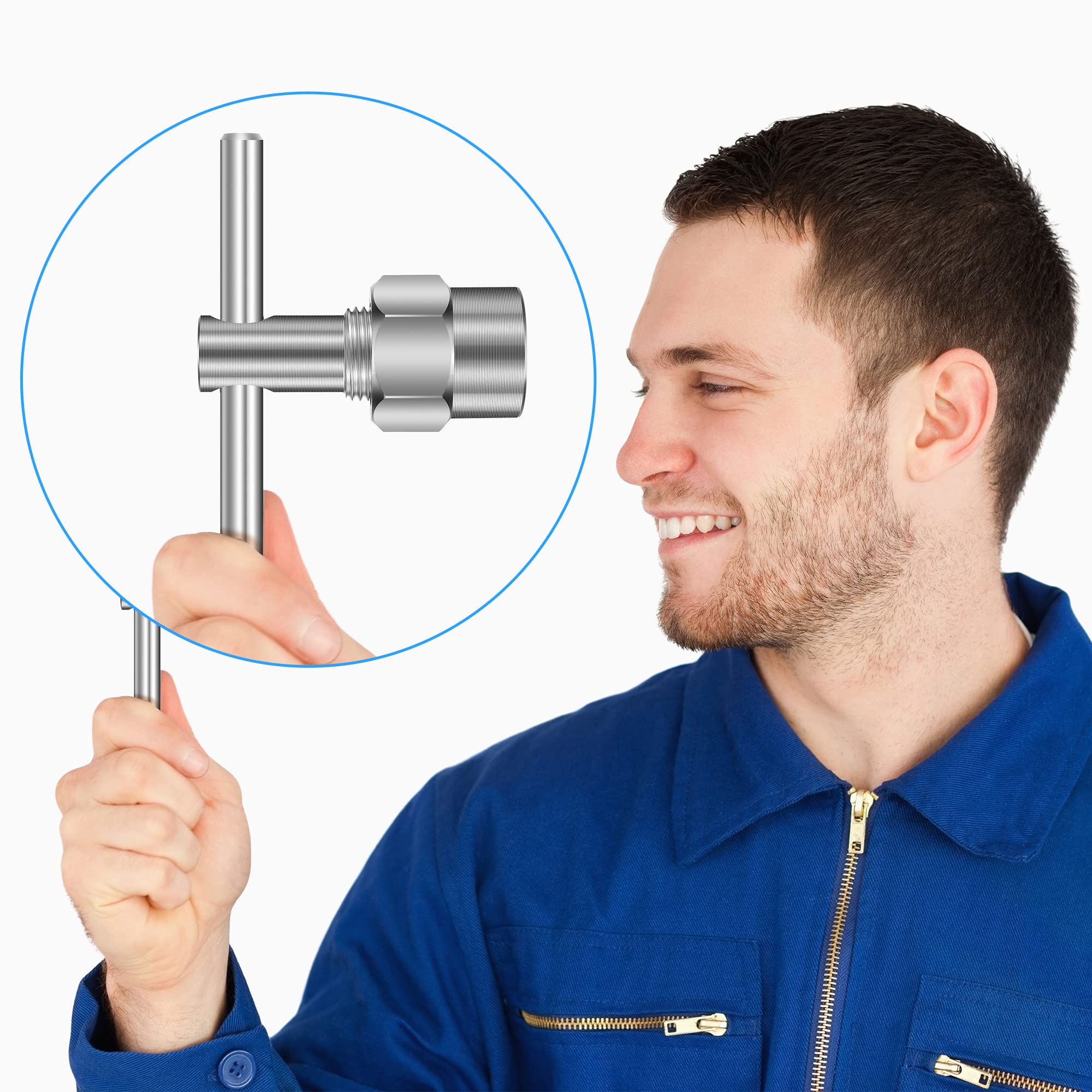 Enhon 1222 Replacement Cartridge Compatible with Moen with Puller, Tub Shower Cartridge Replacement Kit for One Handle Posi-temp Faucet (1 Set)