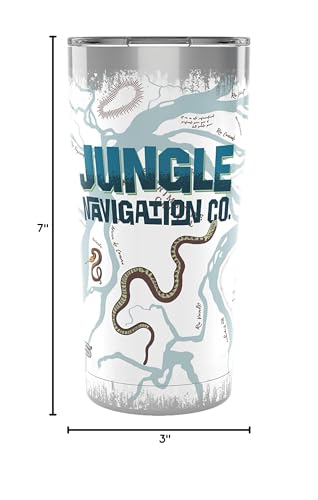 Tervis Disney Jungle Cruise Triple Walled Insulated Tumbler Travel Cup Keeps Drinks Cold & Hot, 20oz Legacy, Stainless Steel