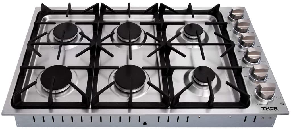 THOR Kitchen Professional 36-inch Cooktop/Rangetop in Stainless Steel - Model TGC3601