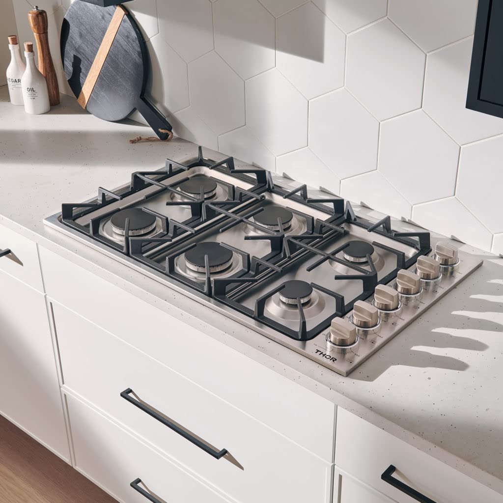 THOR Kitchen Professional 36-inch Cooktop/Rangetop in Stainless Steel - Model TGC3601