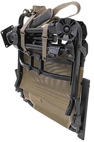 ALPS OutdoorZ Stealth Hunter Hunting Chair,Adjustable Height Deluxe, Brown - New