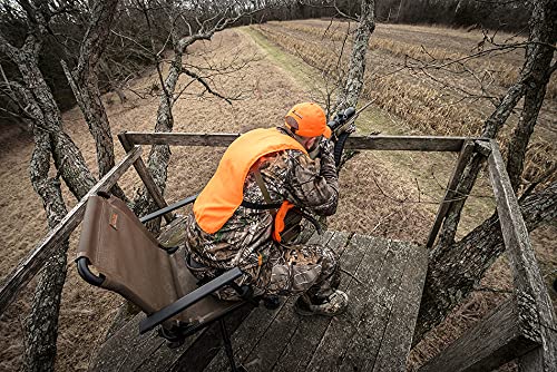 ALPS OutdoorZ Stealth Hunter Hunting Chair,Adjustable Height Deluxe, Brown - New