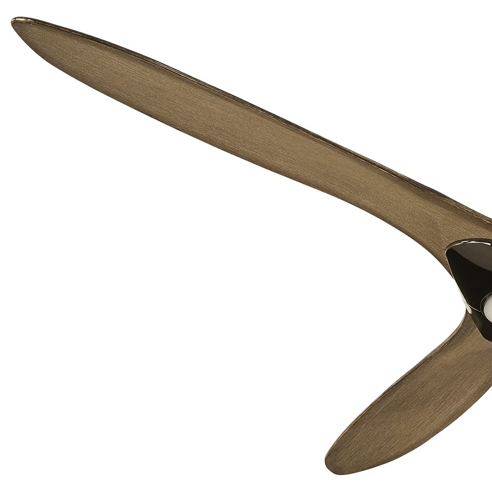 MINKA-AIRE F868L-GM/SG Sleek 60 Inch Smart Ceiling Fan with DC Motor and LED Light in Gun Metal Finish and Seashore Gray Blades Compatible with Alexa, Nest, Ecobee, Google Home and iOS/Android App