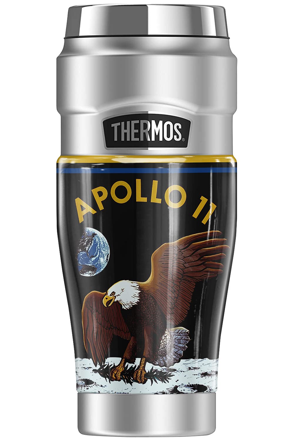 Nasa Apollo The Eagle Has Landed THERMOS STAINLESS KING Stainless Steel Travel Tumbler, Vacuum insulated & Double Wall, 16oz