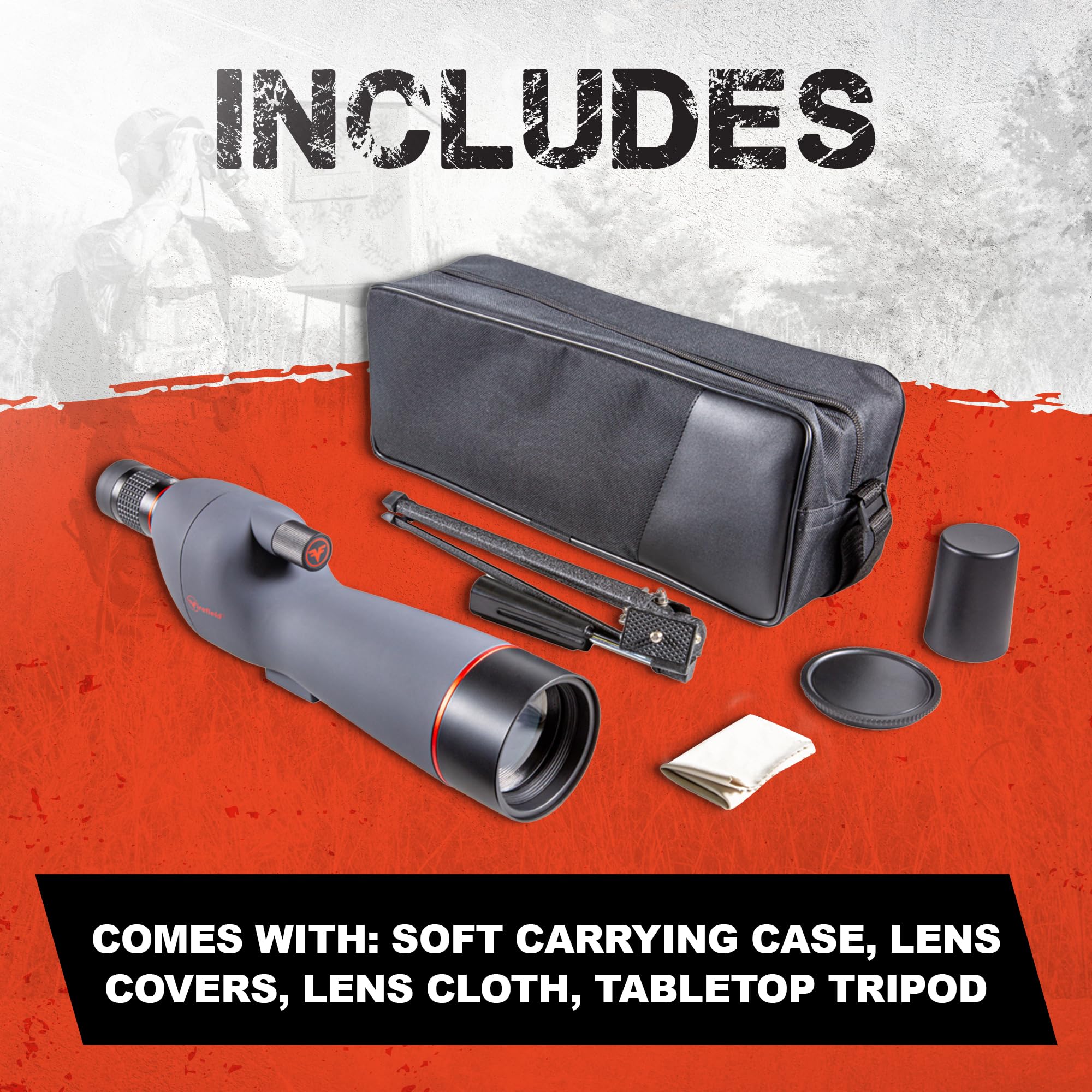 Firefield 20-60x60SE Spotting Scope Kit - Gray