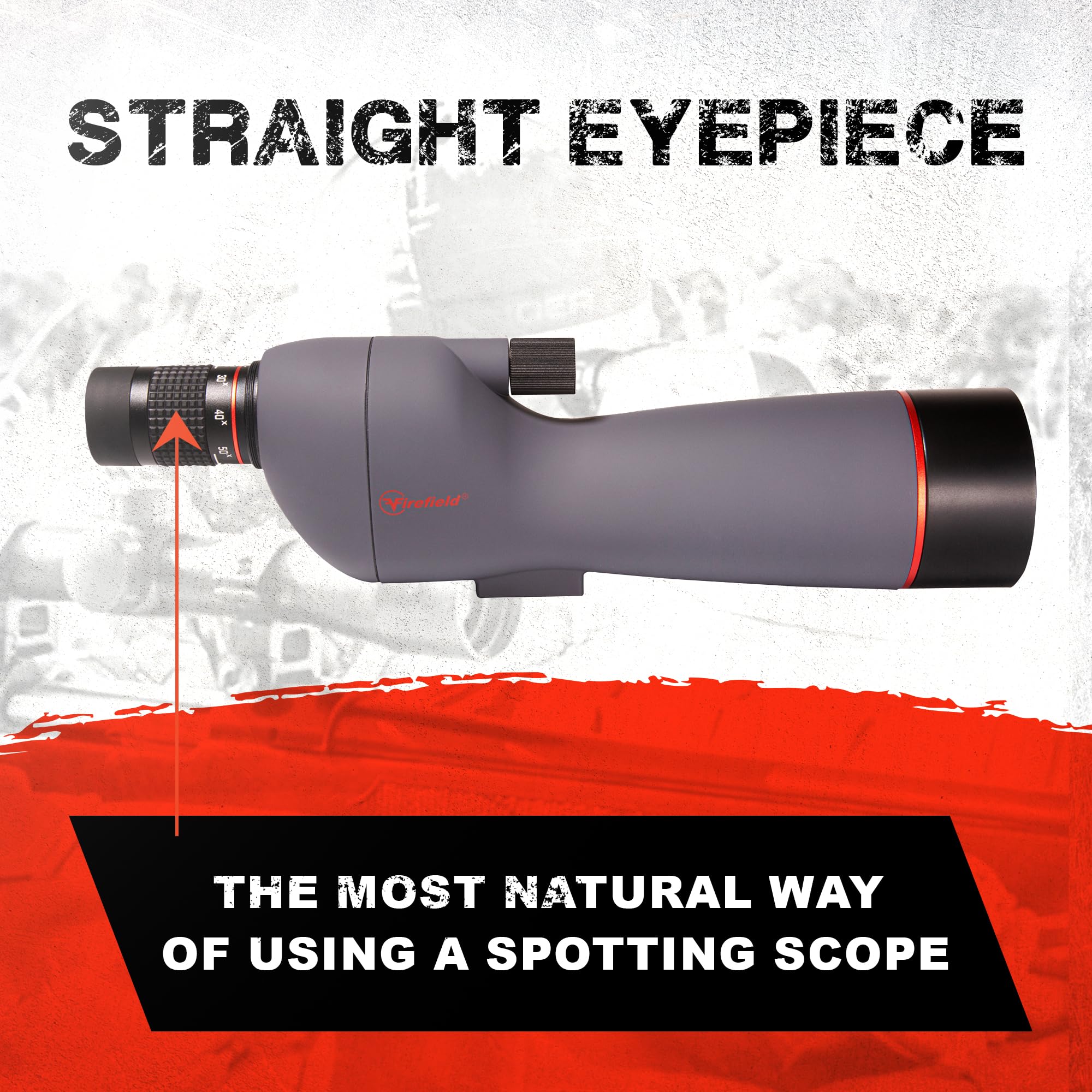Firefield 20-60x60SE Spotting Scope Kit - Gray