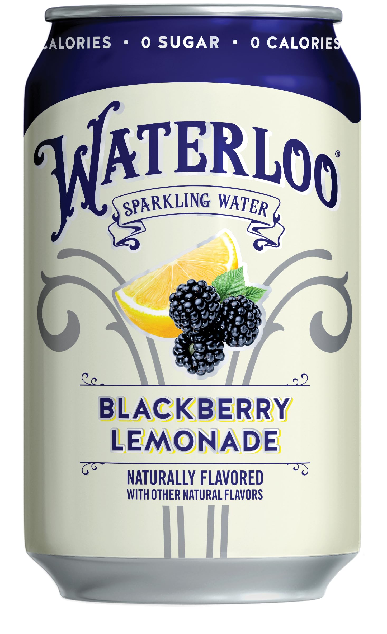 Waterloo Sparkling Water, Blackberry Lemonade Naturally Flavored, 12 Fl Oz Cans, Pack of 12 | Zero Calories | Zero Sugar or Artificial Sweeteners | Zero Sodium…